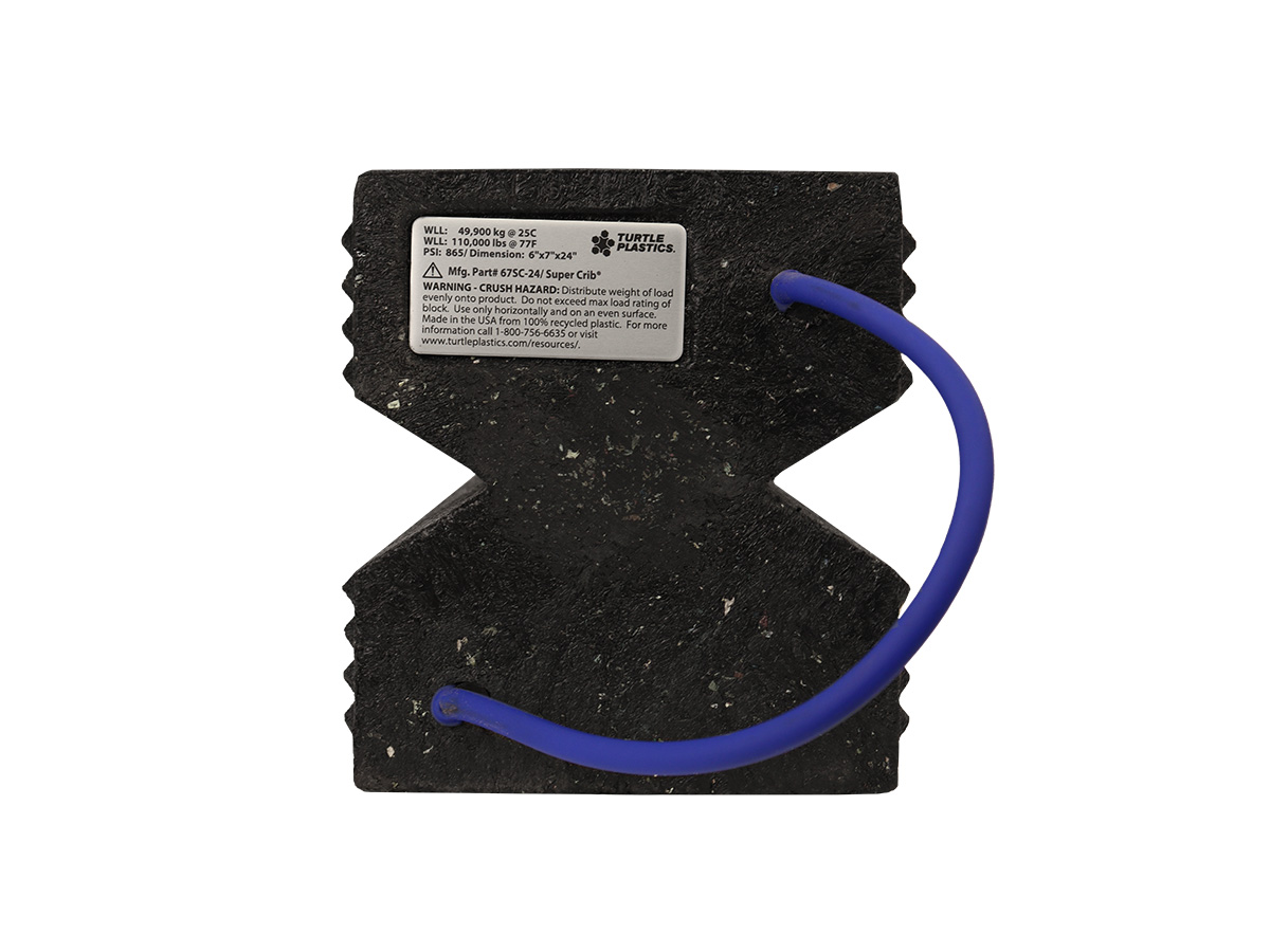 Super Crib® 6″ x 7″ x 24″ Black Cribbing Block