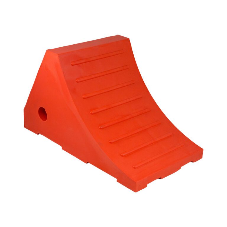 Urethane Wheel Chock Orange