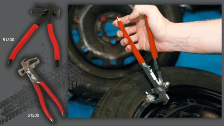 Wheel Weight Installation and Removal with AME 51200 Pliers